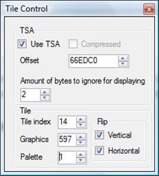 and my results the tile at the top